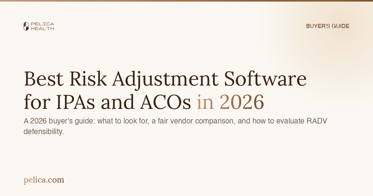 Best Risk Adjustment Software for IPAs & ACOs | Pelica